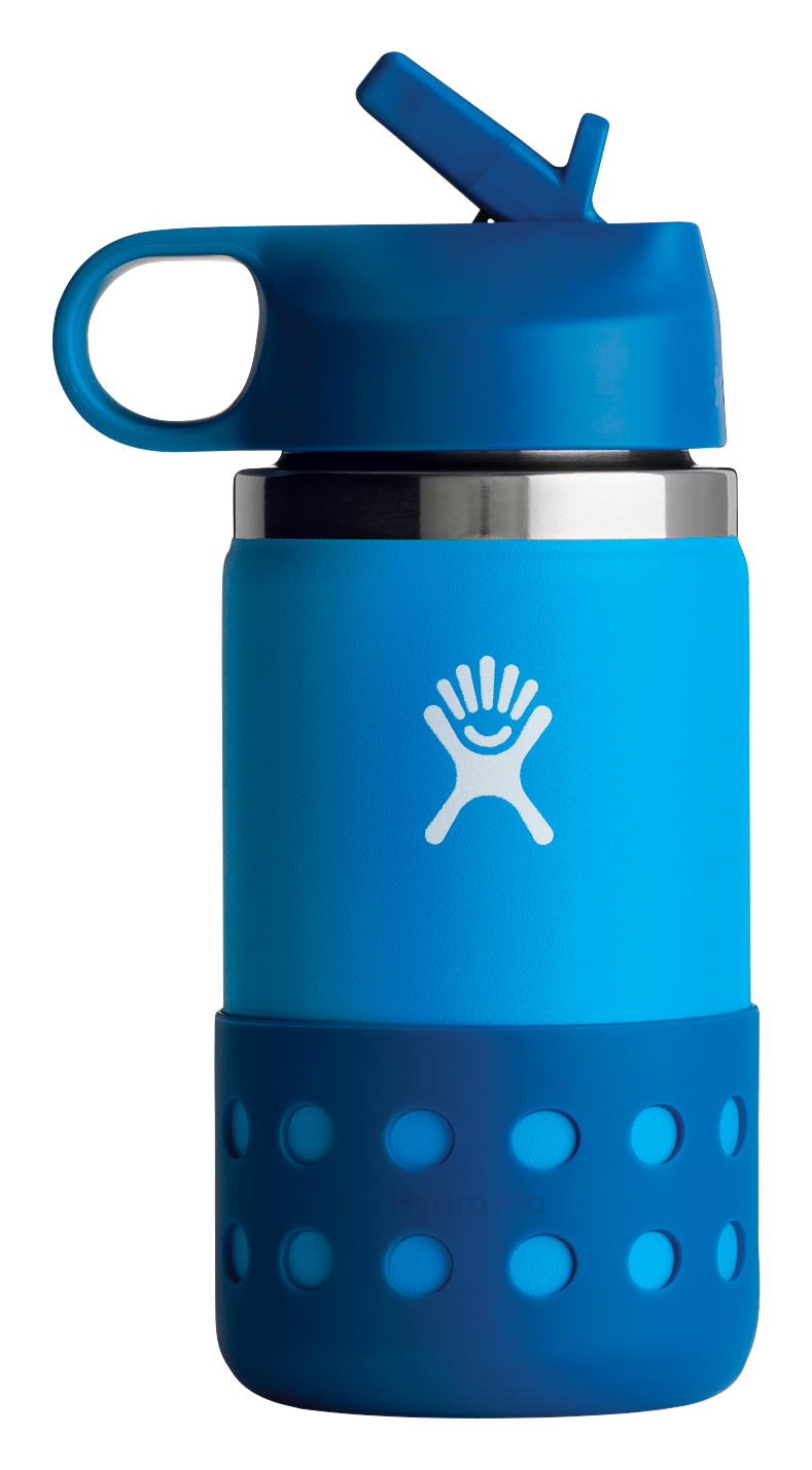 Hydro Flask Wide-Mouth 12-oz. Bottle for Kids with Straw Lid | Bass Pro ...